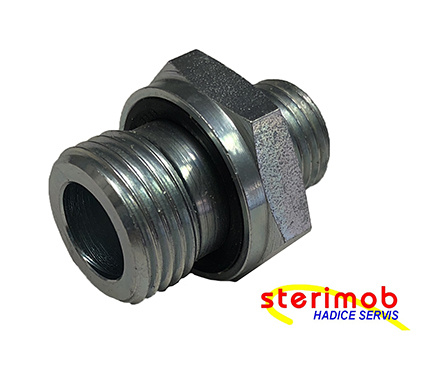 Hrdlo G1/2"/M33x2 - 22L s gum.